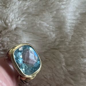David Yurman | Jewelry | David Yurman Noblesse Blue Topaz Ring | Poshmark